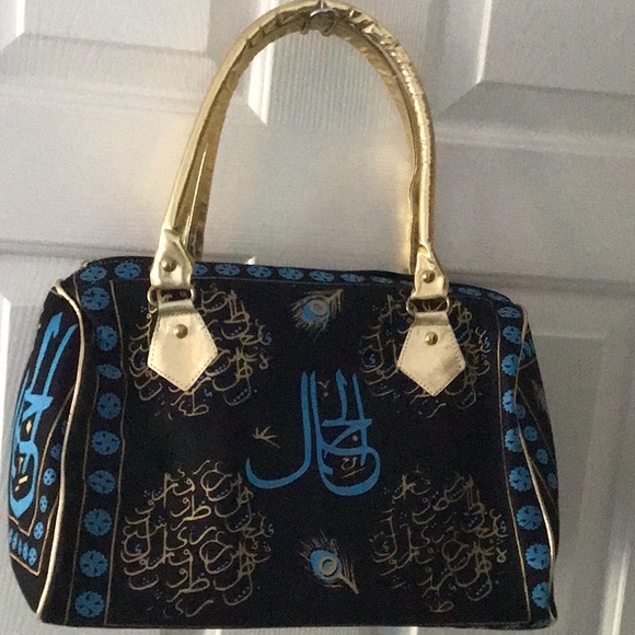 Vintage | Bags | Arabic Calligraphy Handbag | Poshmark